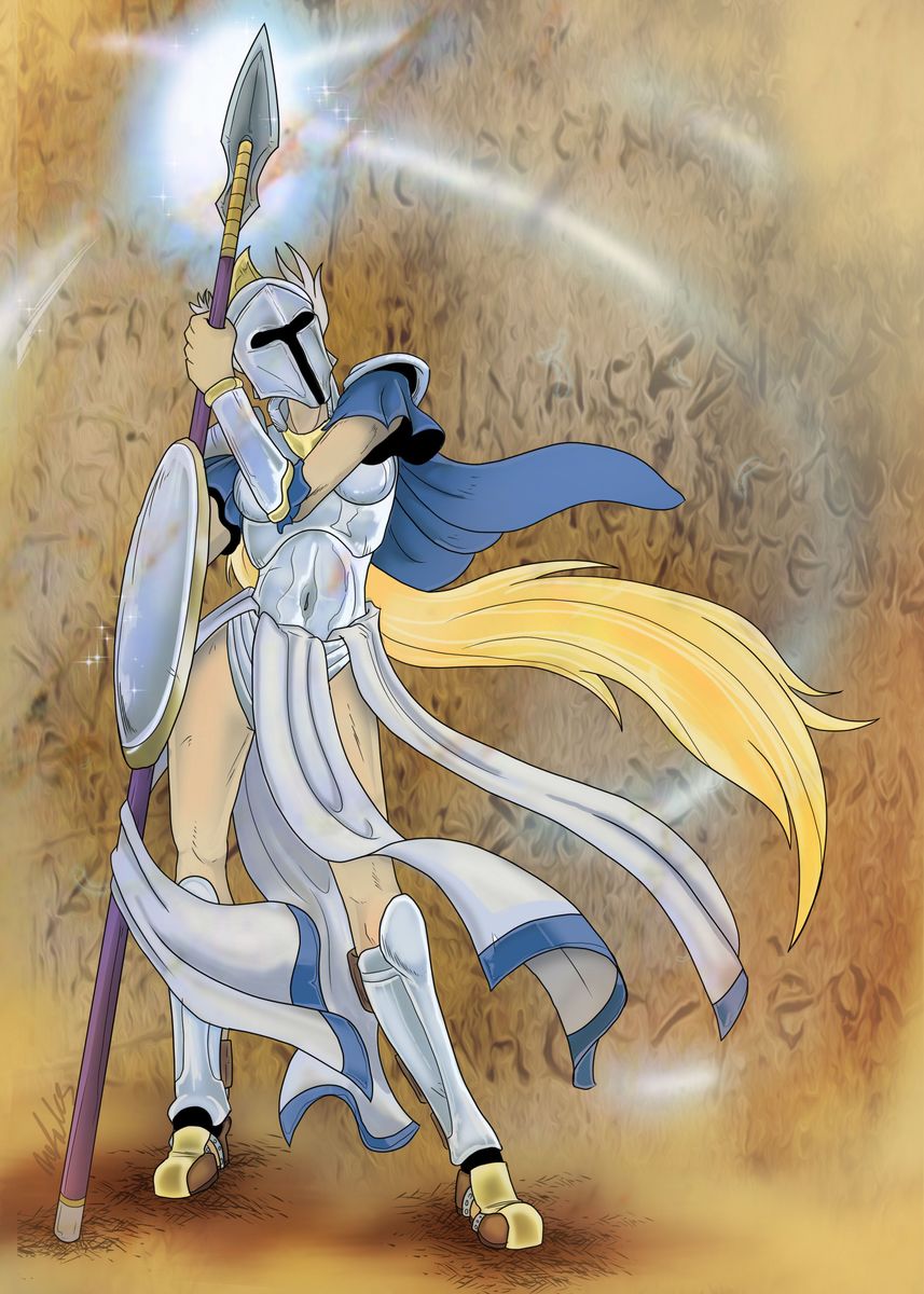 'Pallas Athena' Poster, picture, metal print, paint by James Switzer ...