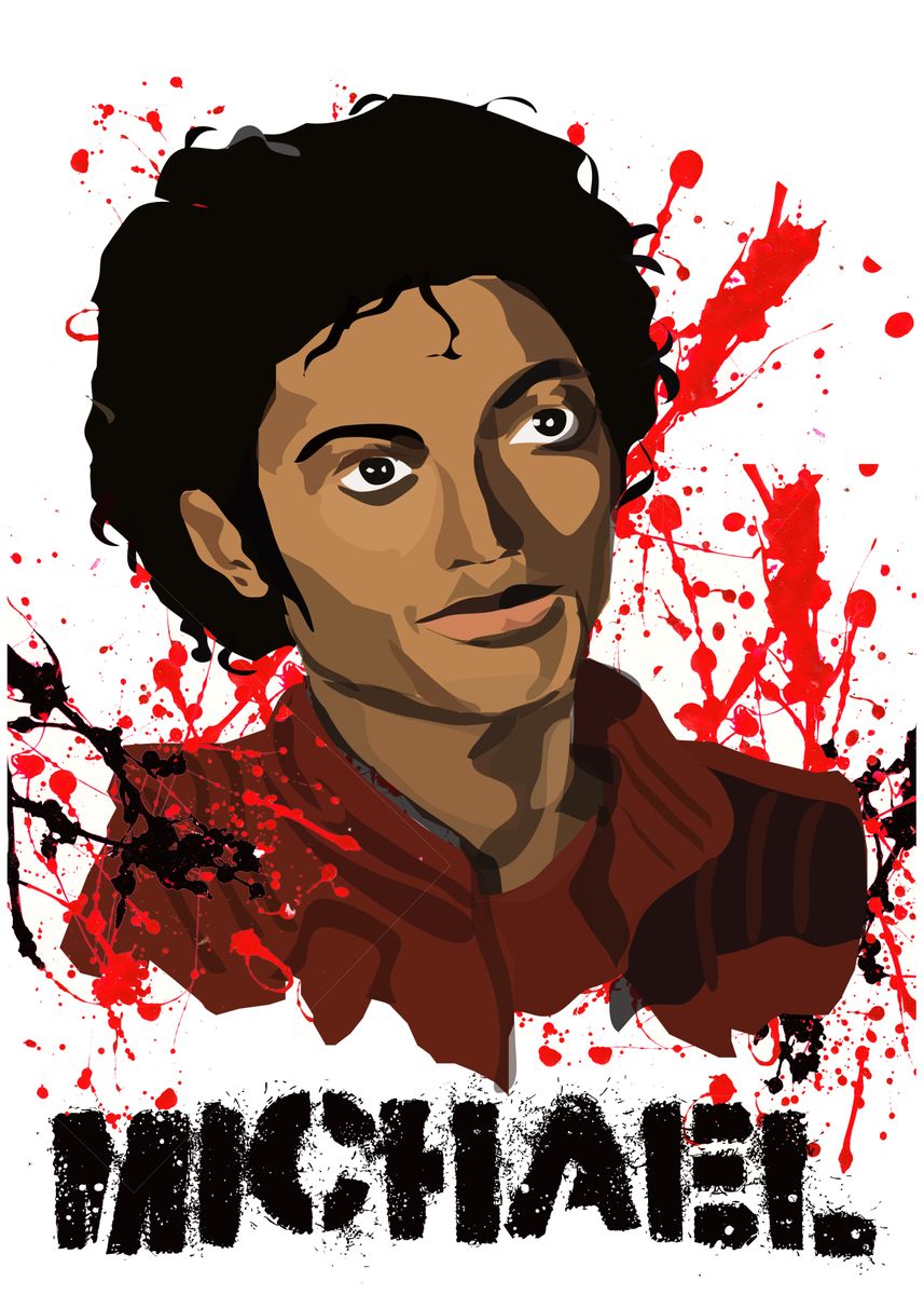 'Michael' Poster, picture, metal print, paint by Clarence DuBose | Displate