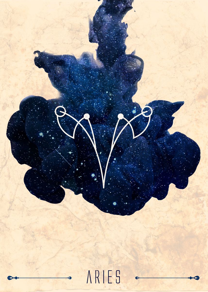 'Aries' Poster by MCAshe Art | Displate
