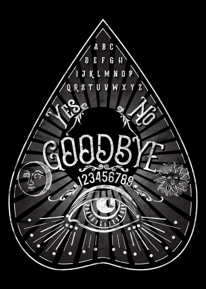 'Ouija Eye ' Poster, picture, metal print, paint by Elizabeth Ford ...