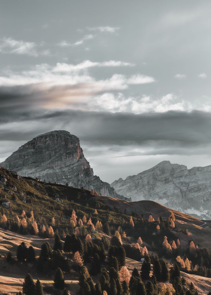 'Rugged Landscape' Poster, picture, metal print, paint by CJ Basilisk ...