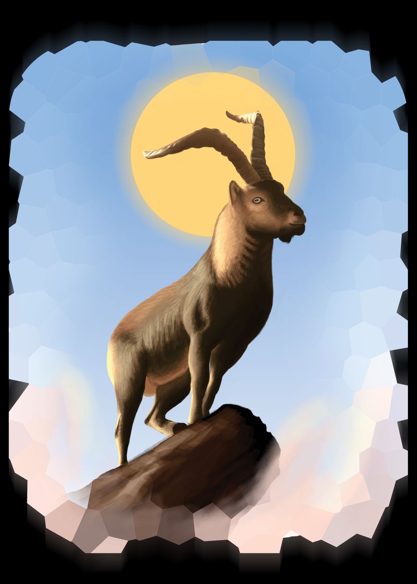 'Holy Goat' Poster by TMBTM | Displate