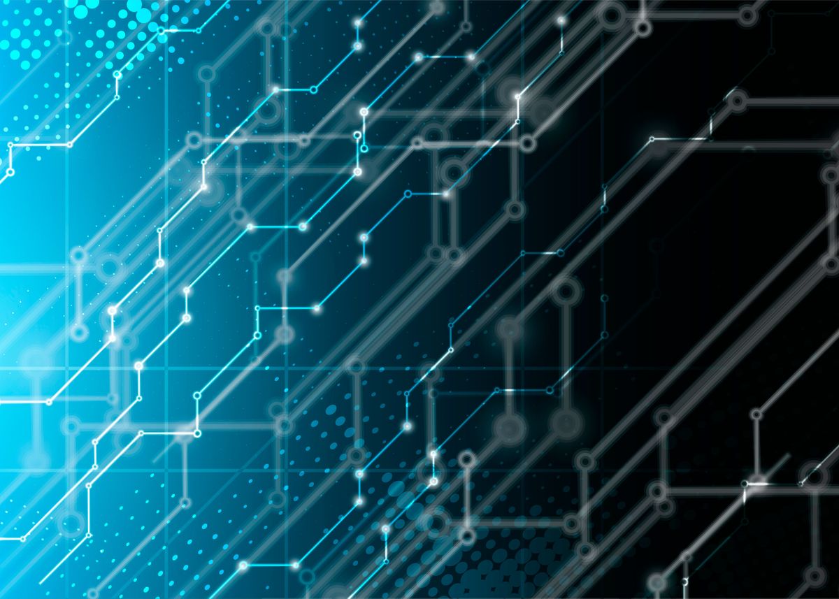 'Abstract technology' Poster by Vs 1489 | Displate