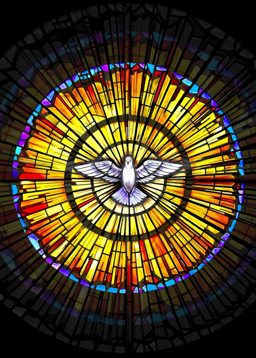 'Holy Spirit ' Poster, picture, metal print, paint by М Dam | Displate