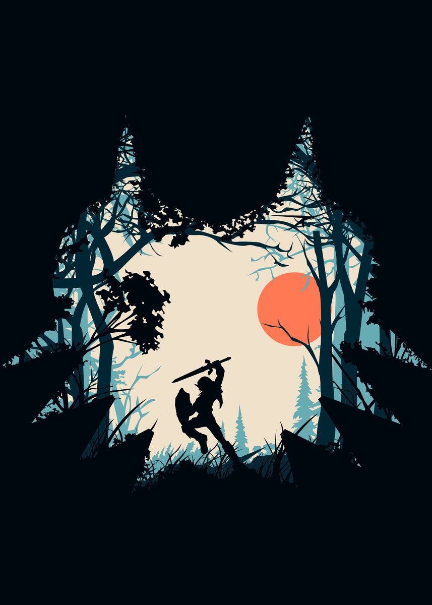 'Forest Link' Poster by Ilona Hibernis | Displate