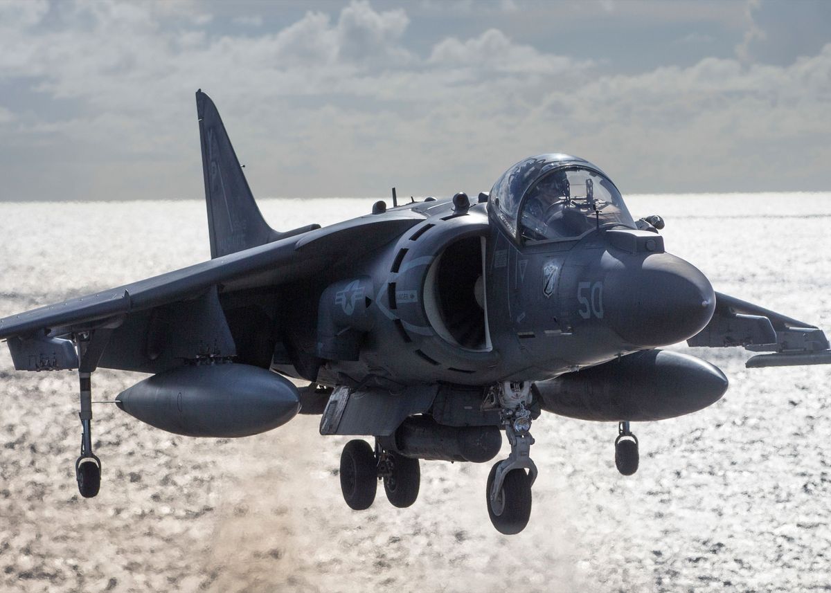 'AV8B Harrier II' Poster by Conceptual Photography | Displate