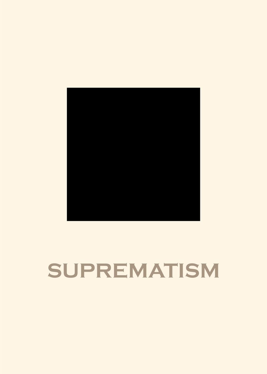 'Suprematism' Poster, picture, metal print, paint by Valeria Nikulina ...