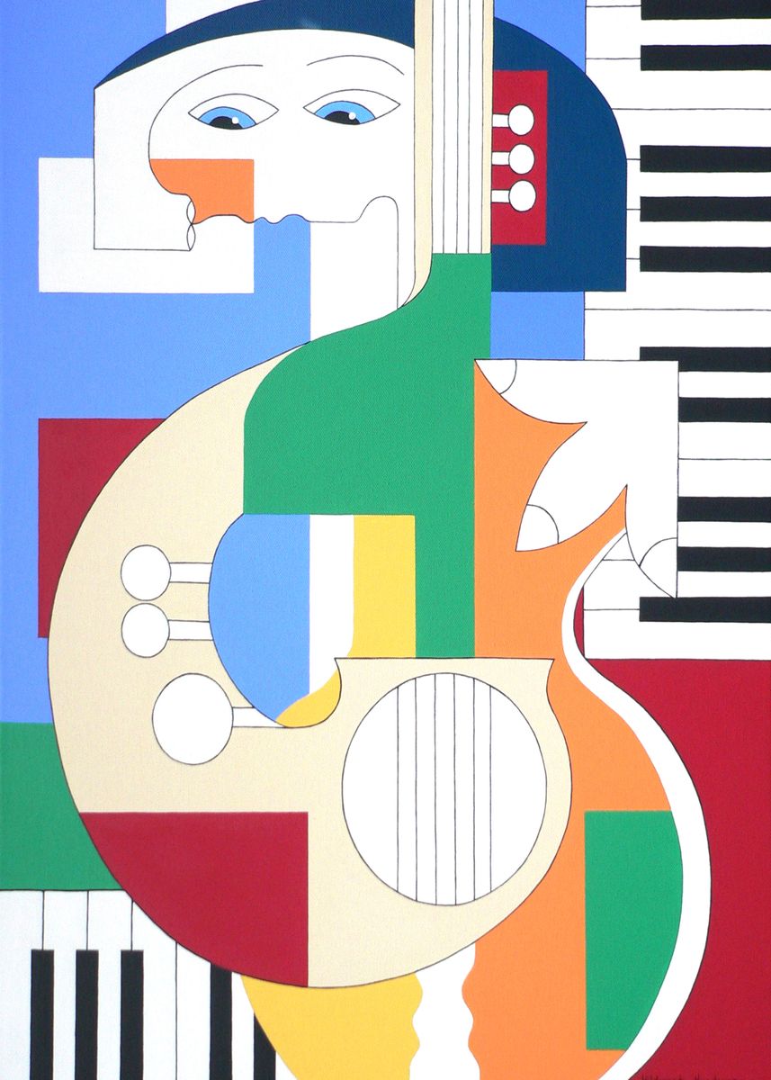 'Music energy' Poster, picture, metal print, paint by Hildegarde ...