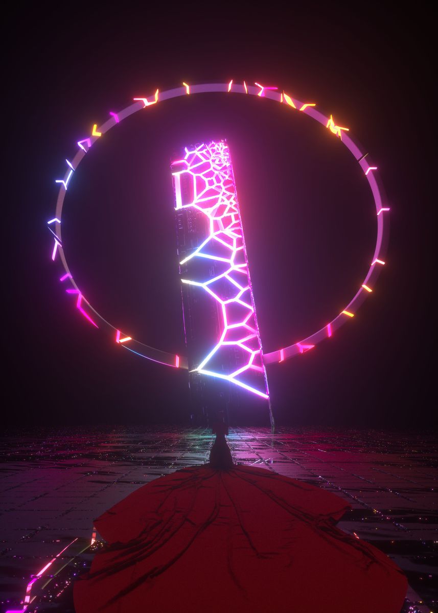 'MONOLITH' Poster, picture, metal print, paint by SKY2SART | Displate