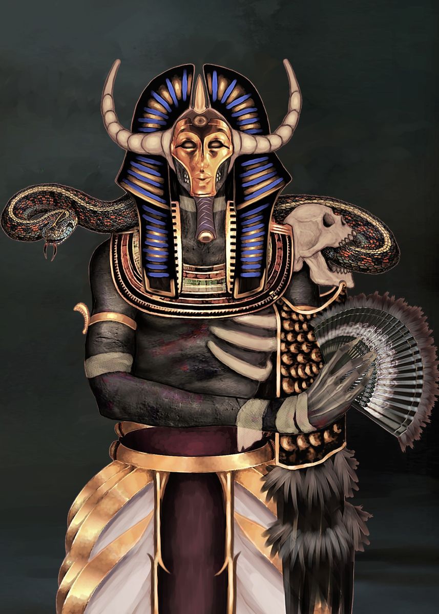 'Apophis ' Poster, picture, metal print, paint by Antike design Studio ...