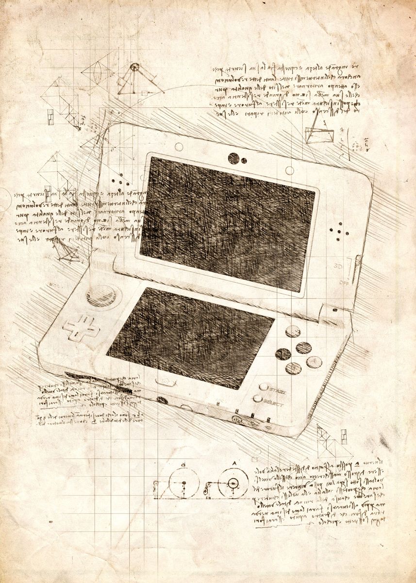 'Nintendo 3DS' Poster, picture, metal print, paint by Cornel Vlad ...