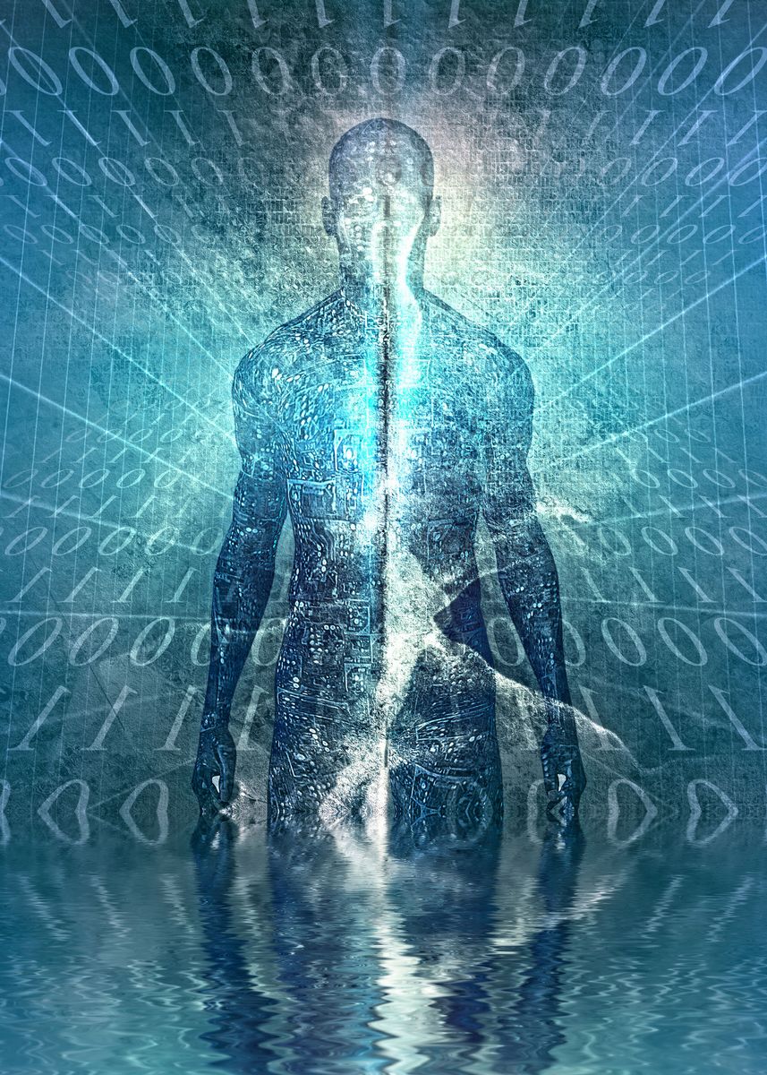 'Digital Soul' Poster, picture, metal print, paint by Bruce Rolff ...