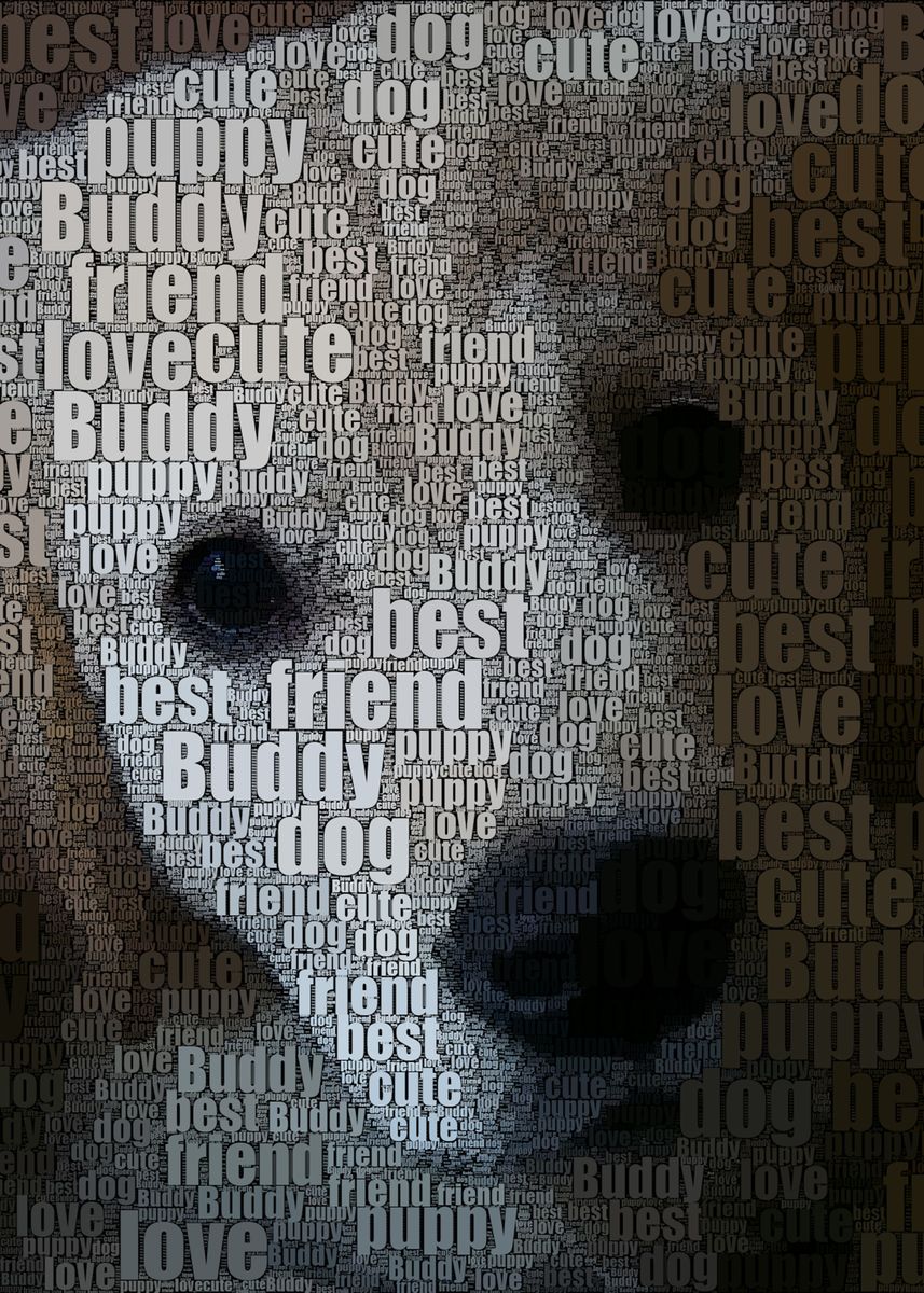 'Puppy' Poster by Aivaras Grauzinis | Displate