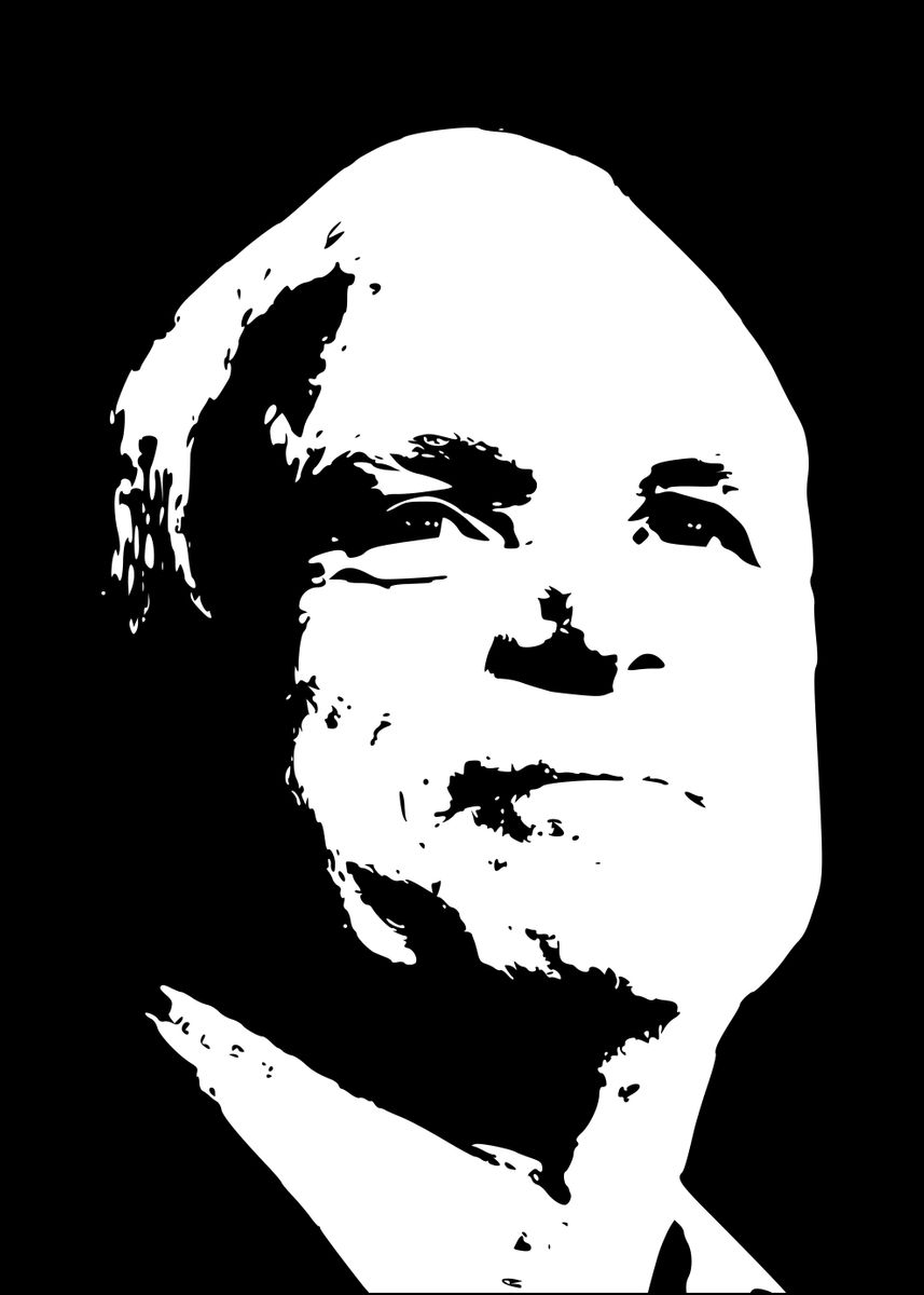'John McCain' Poster by Filip Hellman | Displate