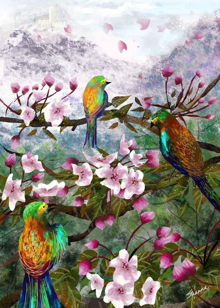 'The lookout' Poster, picture, metal print, paint by Shanna Melissa ...