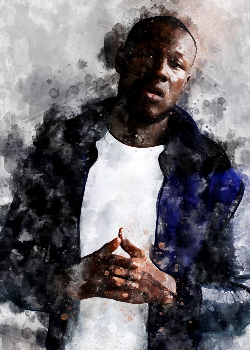 'Stormzy' Poster, picture, metal print, paint by StuStu | Displate