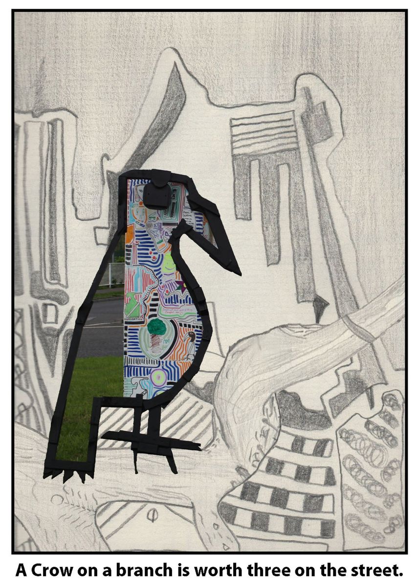 'Branch Crow' Poster by Maurice Caplice | Displate