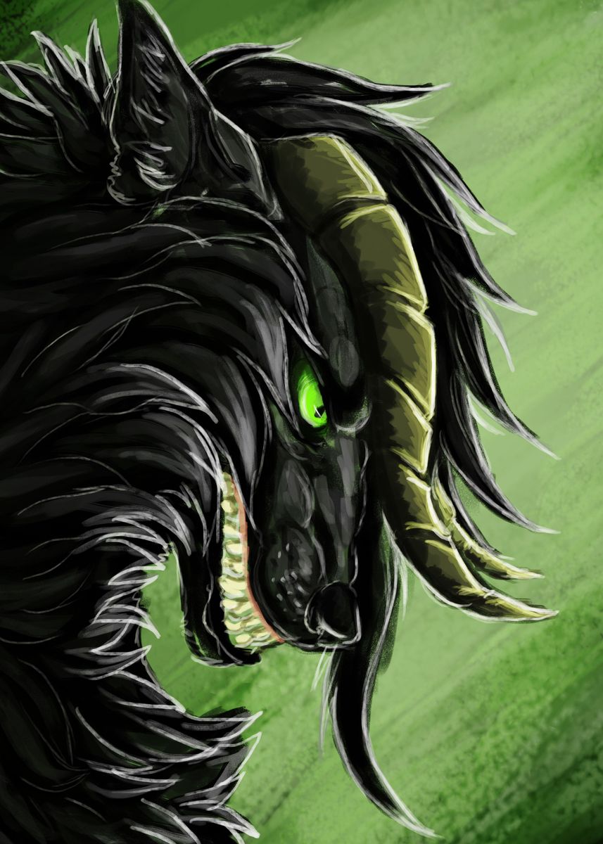 'Hellhound' Poster by Sarah Courtright | Displate