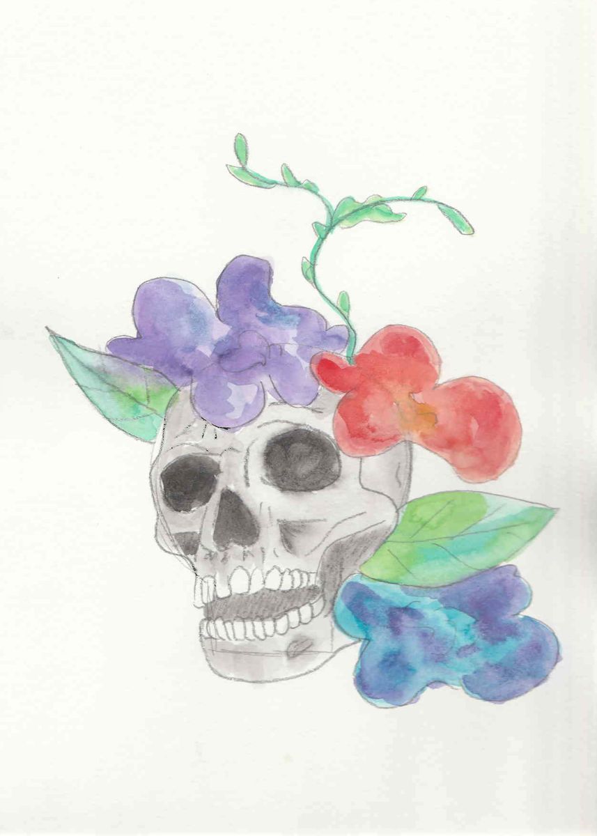 'Death is natural ' Poster, picture, metal print, paint by Erica Rivera ...