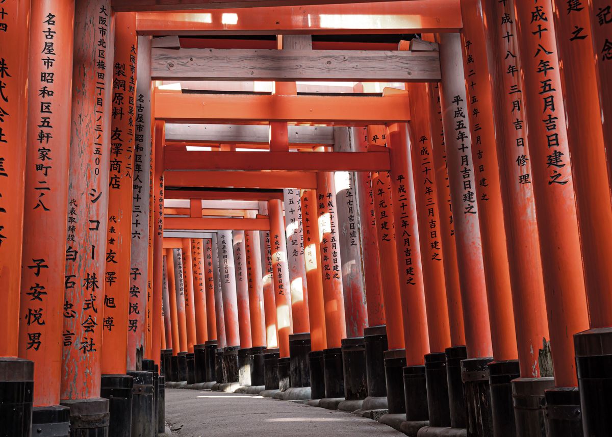 'Fushimi Inari Shrine' Poster by Focusshift | Displate