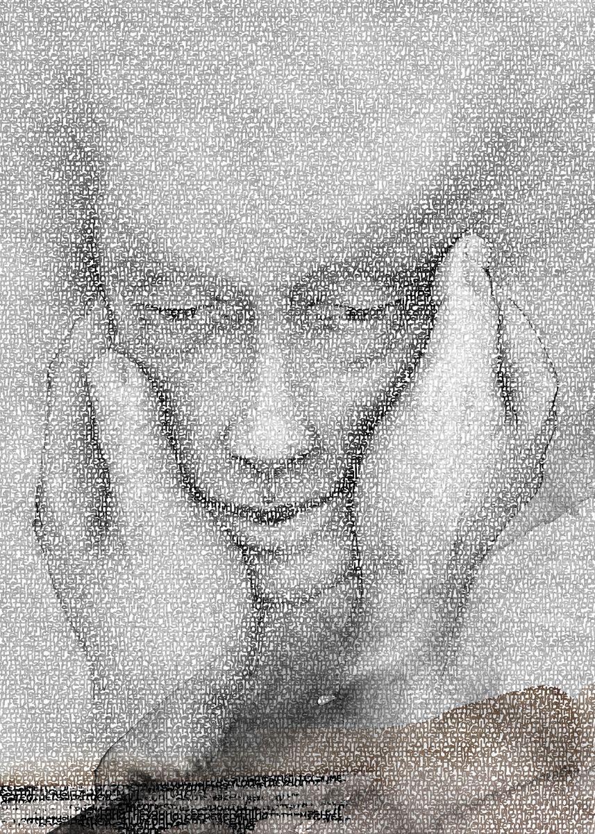 'Two Hands to Recreate Man' Poster, picture, metal print, paint by ...