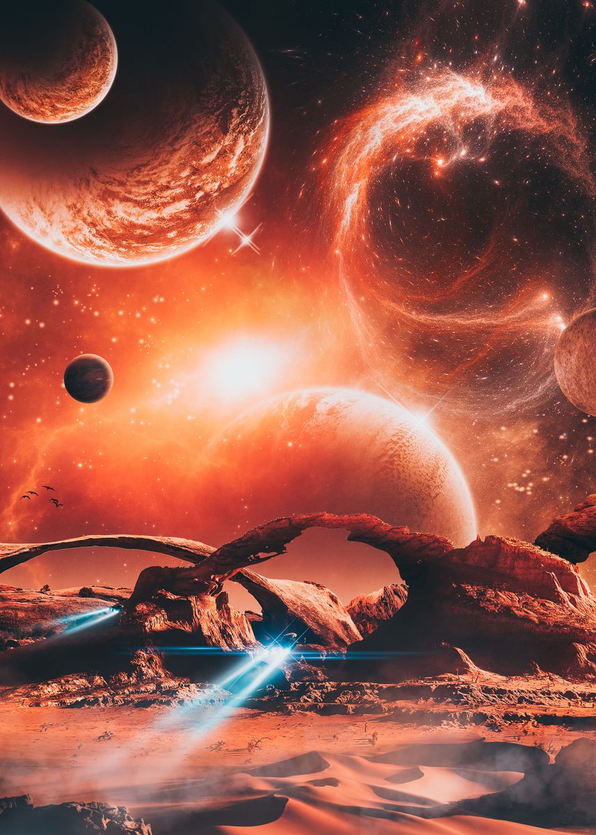 'ARCHAROTH System' Poster, picture, metal print, paint by Julien Risso ...