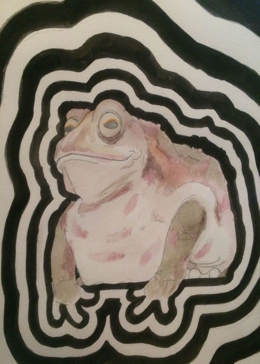 'TOAD' Poster, picture, metal print, paint by David Connell | Displate