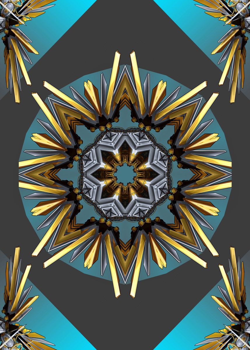 'SAMURAI STAR ' Poster, picture, metal print, paint by maxwell182 ...