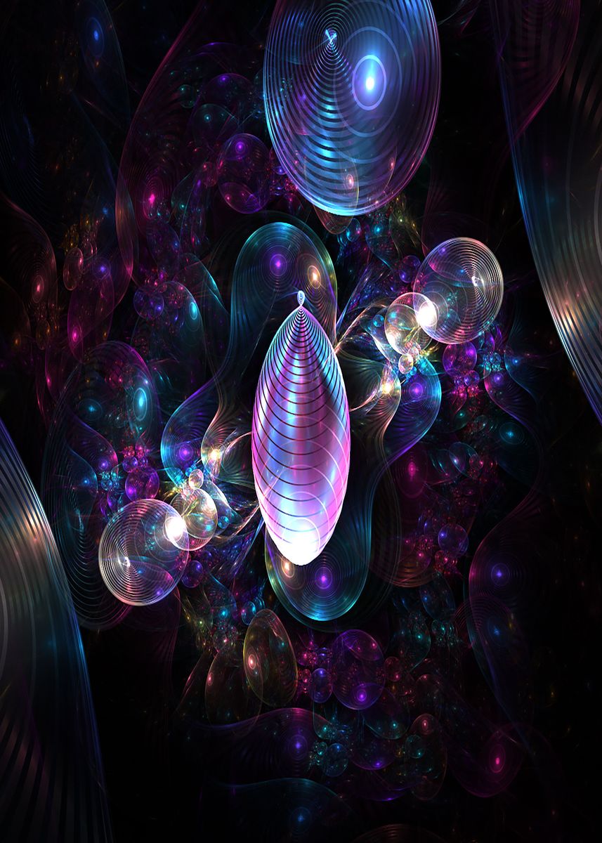 'Amorphic Color' Poster, picture, metal print, paint by Christopher ...