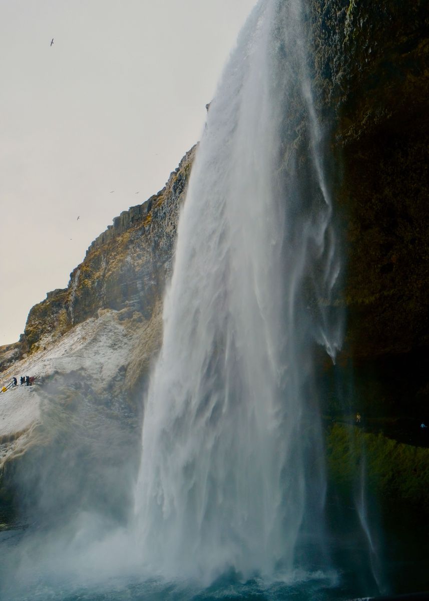 'Falling Water' Poster, picture, metal print, paint by Zoë Keller ...