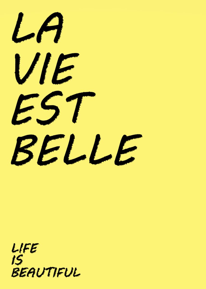 'Life Is Beautiful' Poster by Josh B | Displate