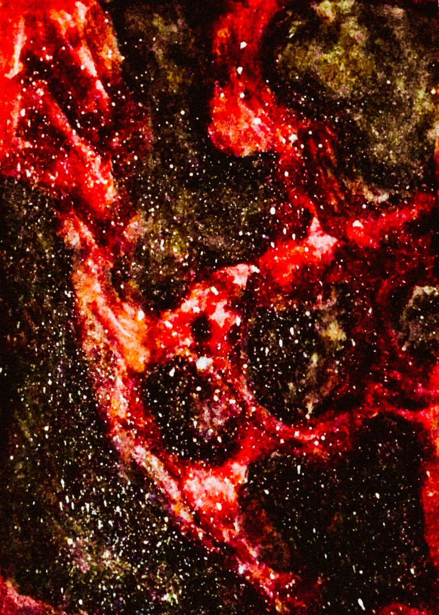 'Red Nova' Poster by Megan Emry | Displate