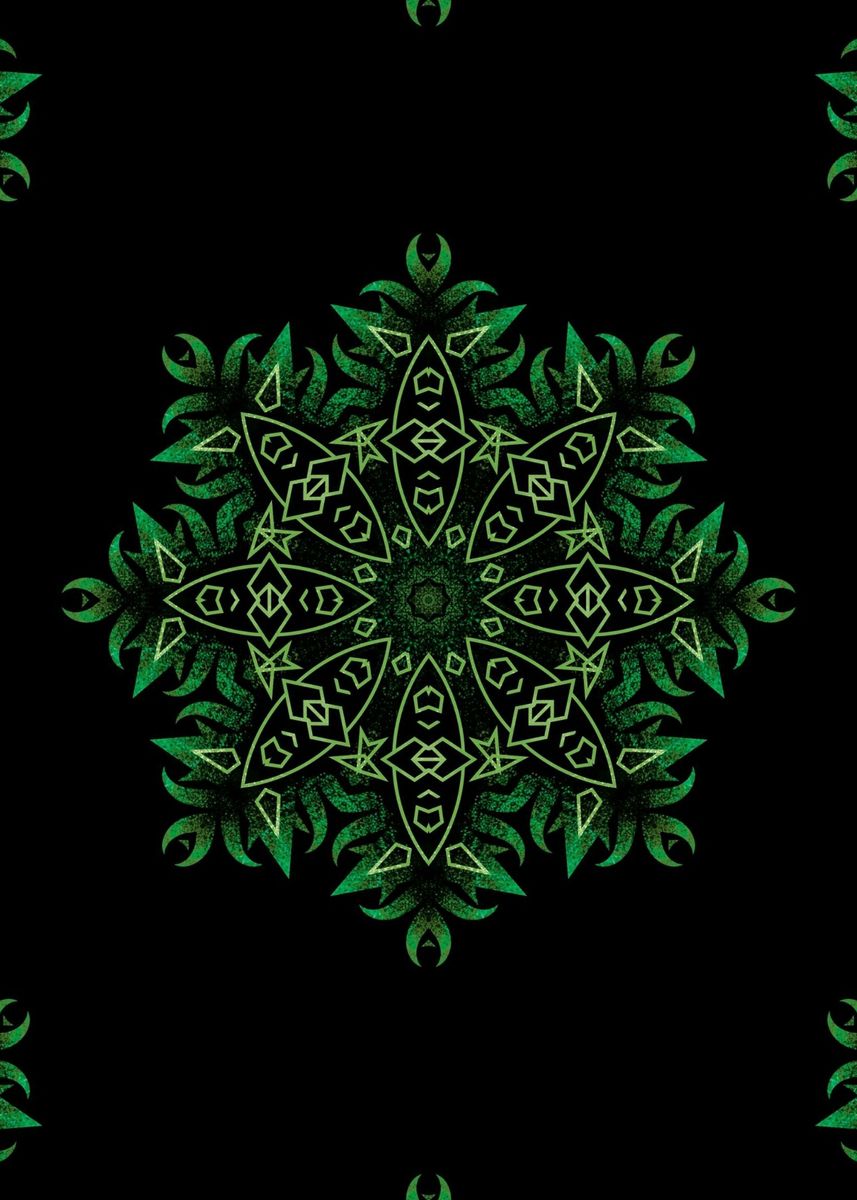 'Tribal Matrix ' Poster, picture, metal print, paint by Max Nesta | Displate