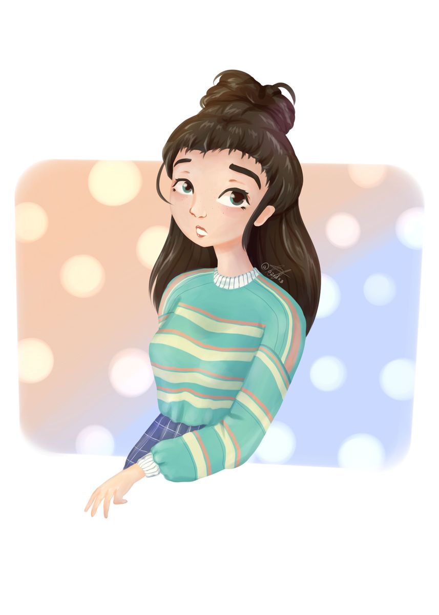 'Vintage Character Oc' Poster, picture, metal print, paint by Desiree ...