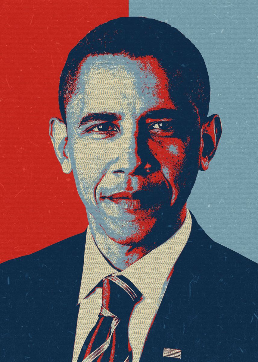 'Barack Obama' Poster, picture, metal print, paint by Izmo Scribbles ...