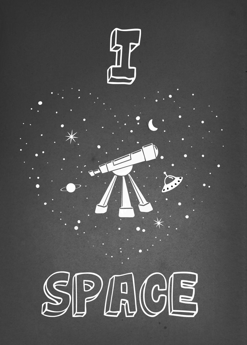 'I love Space' Poster by ArtyX21 | Displate