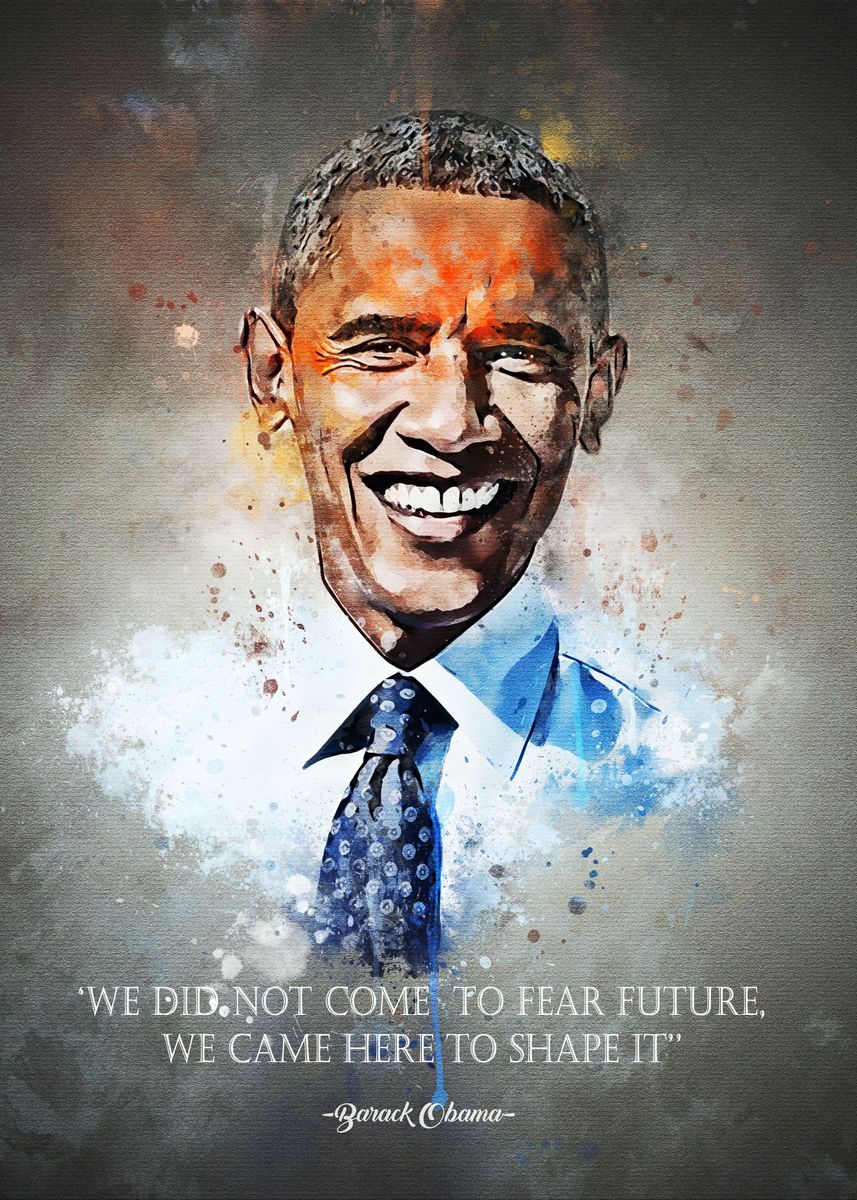 'Barack Hussein Obama II ' Poster, picture, metal print, paint by ...
