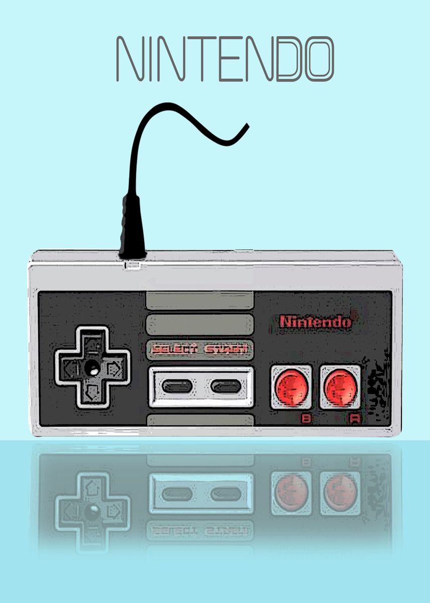 'Nintendo ' Poster, picture, metal print, paint by Julia Moreno | Displate