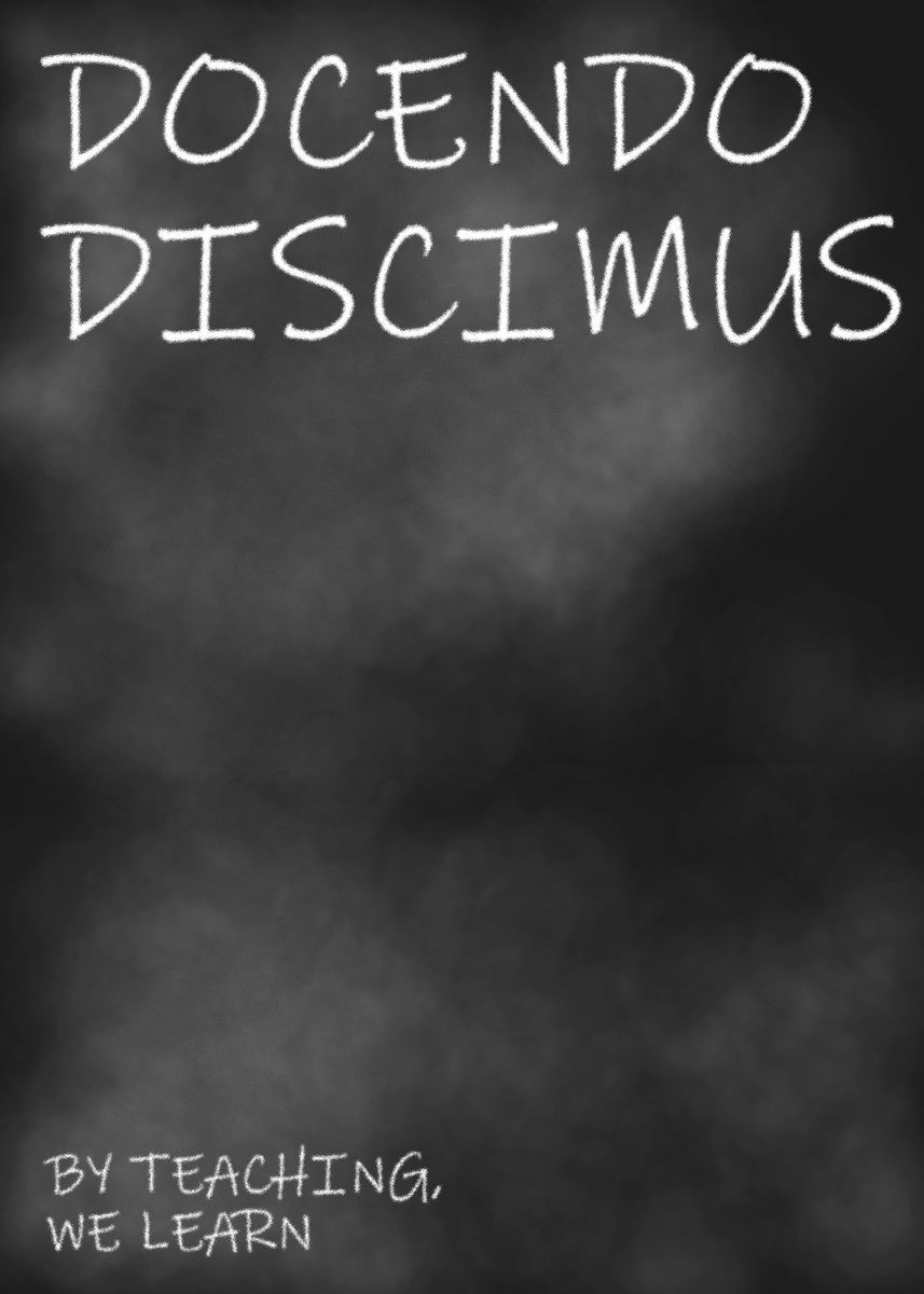 'By Teaching We Learn' Poster, picture, metal print, paint by Creatify ...