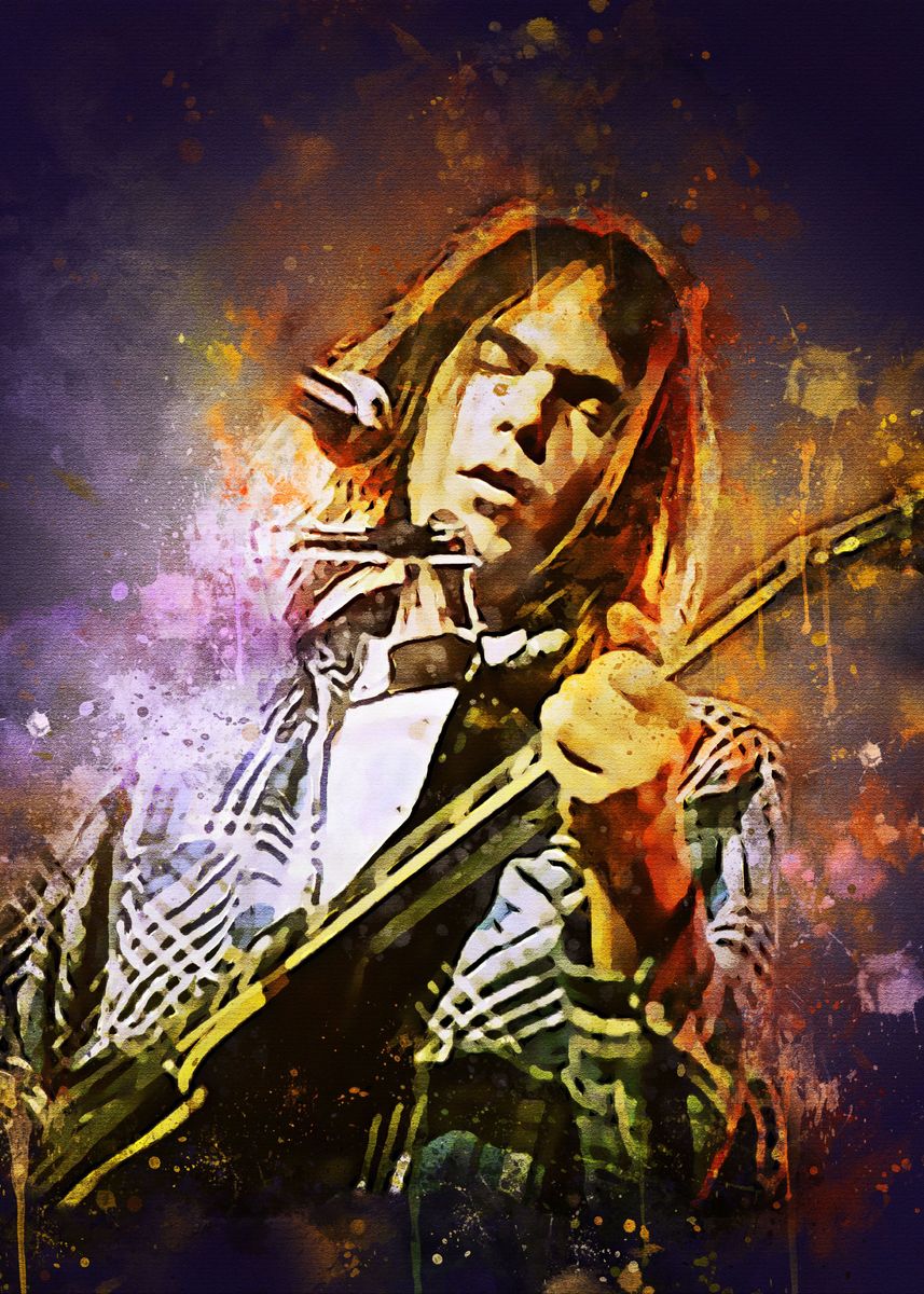 'Neil Young II' Poster, picture, metal print, paint by Muhammad Irsan ...