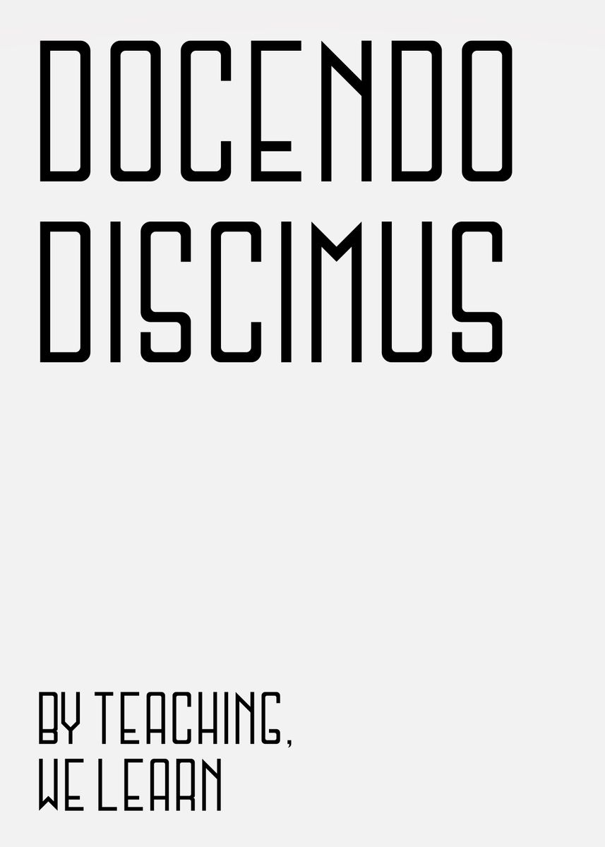 'By Teaching We Learn' Poster, picture, metal print, paint by Josh B ...