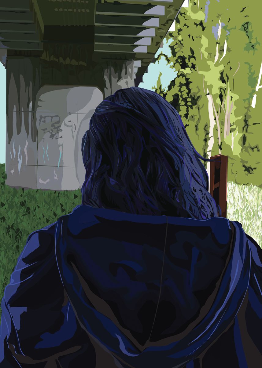 'Paint By Numbers Blue' Poster by Lillian Ashby | Displate