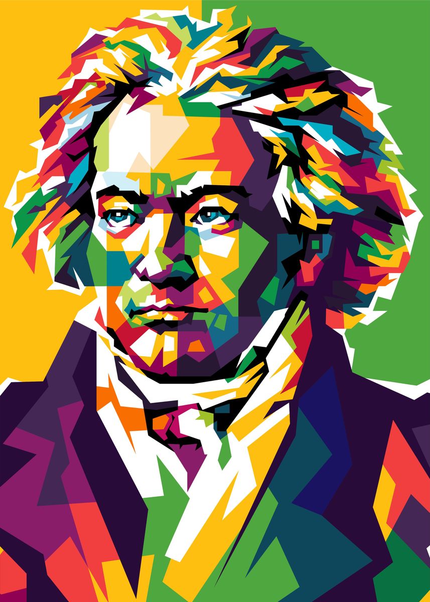 'LUDWIG VAN BEETHOVEN' Poster by achmad | Displate