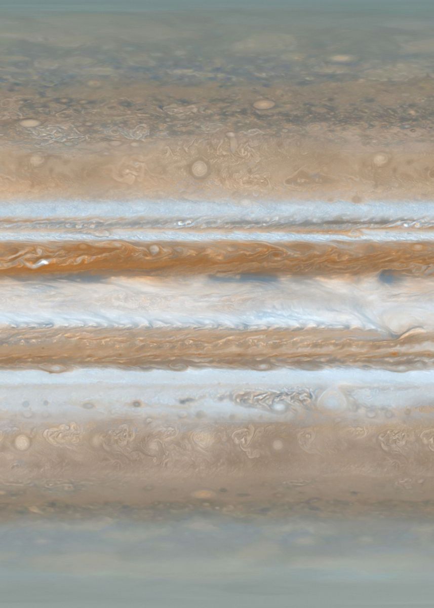 'Jupiter Planet surface 03' Poster, picture, metal print, paint by ...