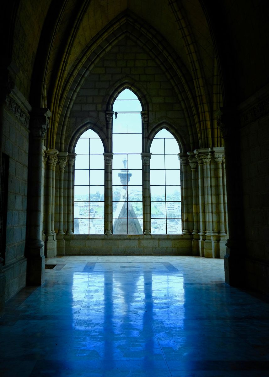 'BLUE LIGHT' Poster, picture, metal print, paint by Zoë Keller | Displate