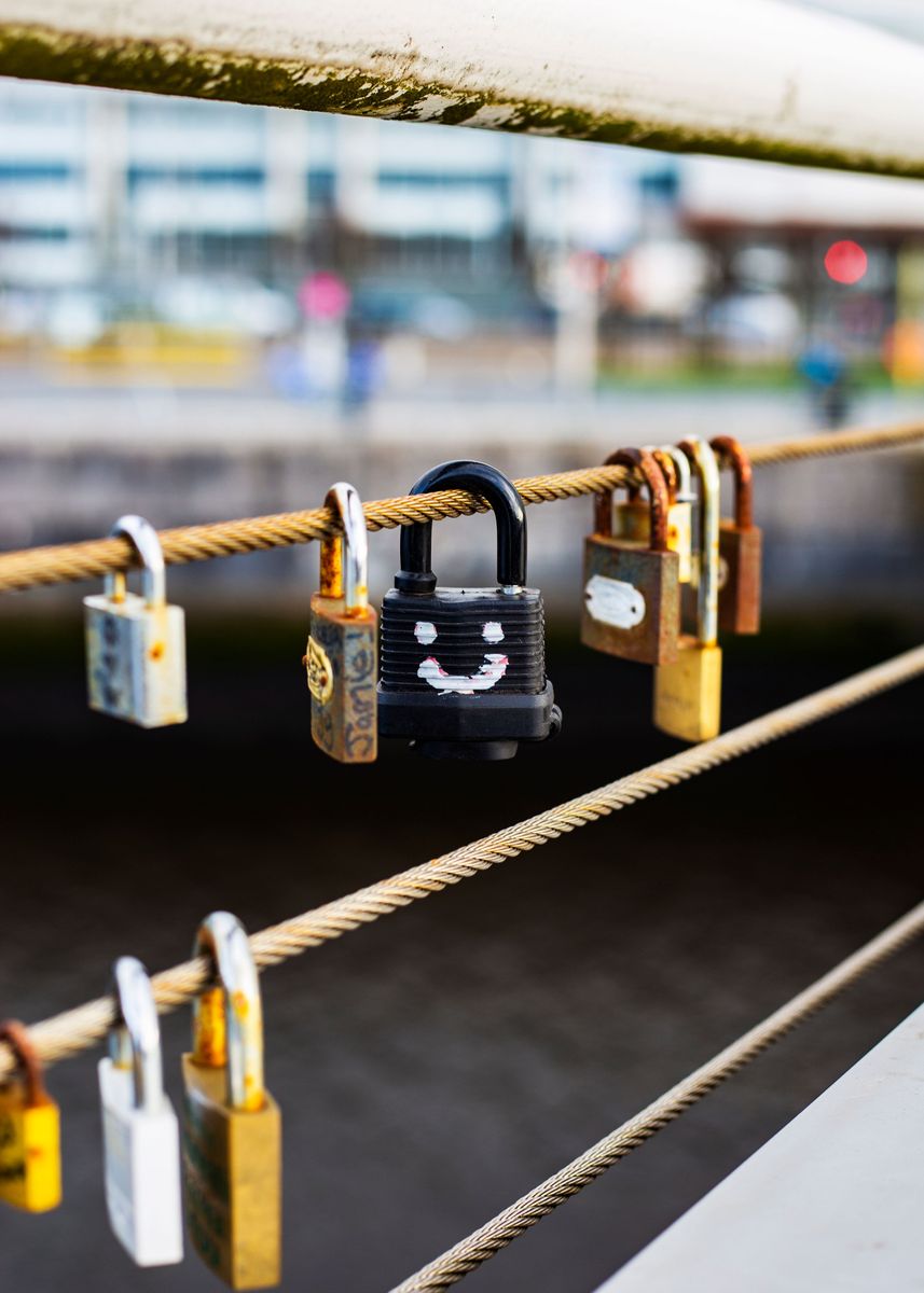 'Smiling Lock' Poster by Stoobie | Displate