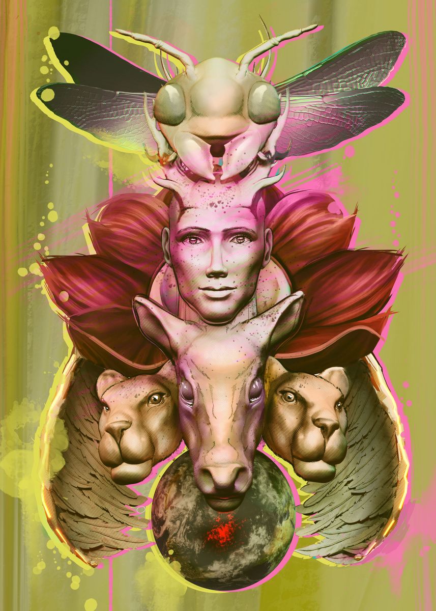 'Gaia' Poster by Zalan | Displate