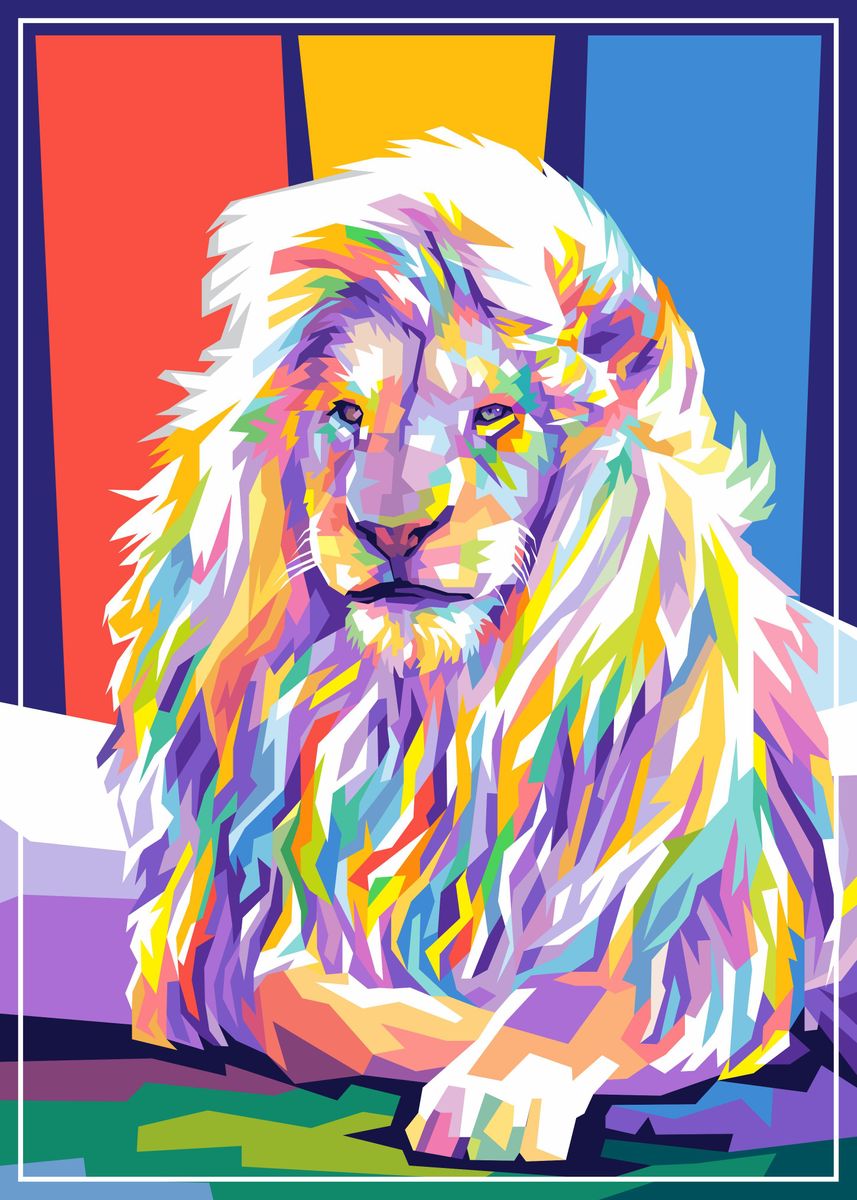 'Lion' Poster by Dayat Banggai | Displate