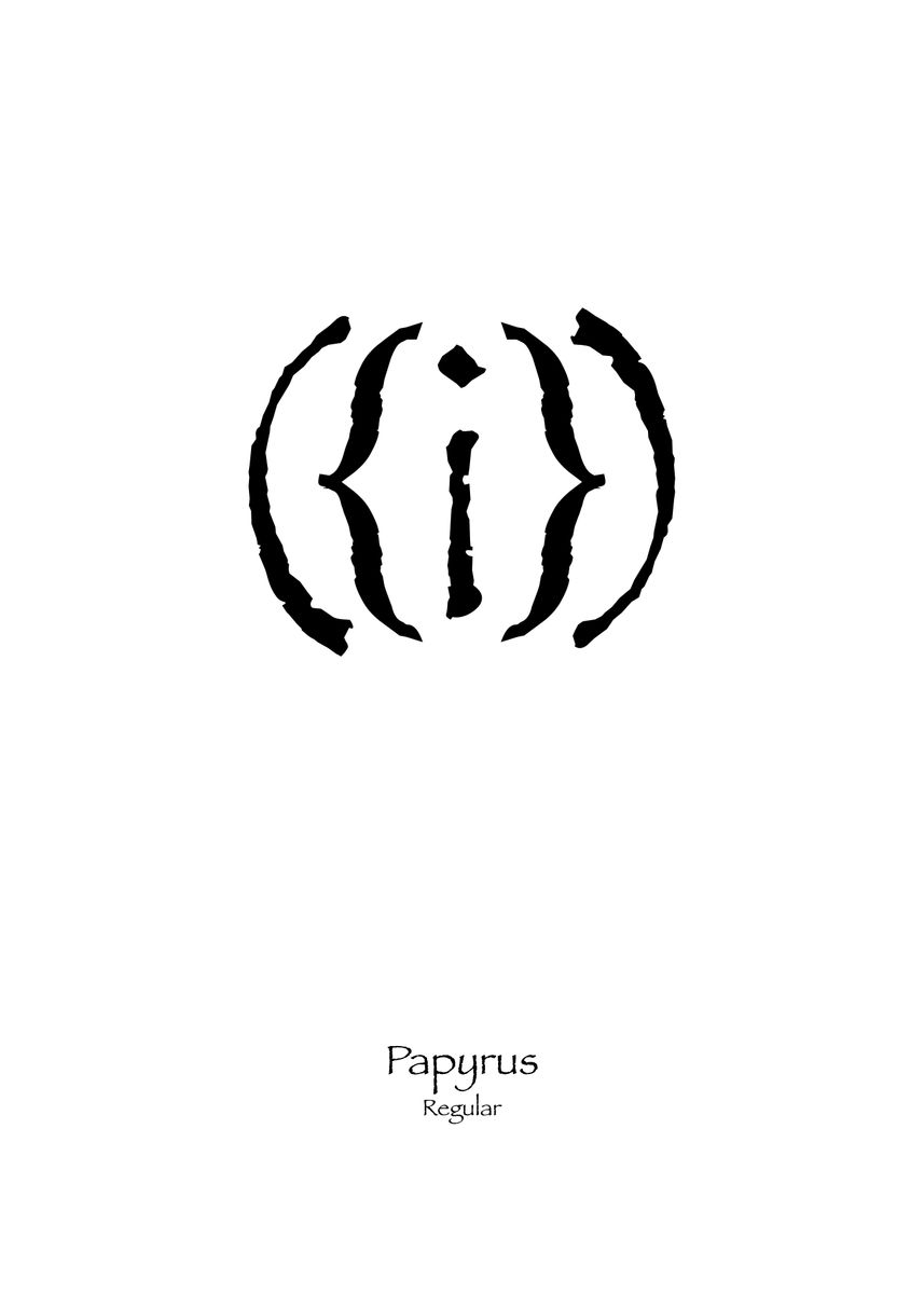 'Papyrus' Poster, picture, metal print, paint by Viktor Hertz | Displate