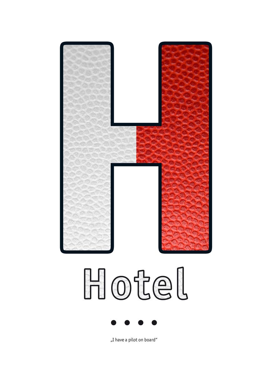 'Hotel Navy Code' Poster, picture, metal print, paint by Ralph ...